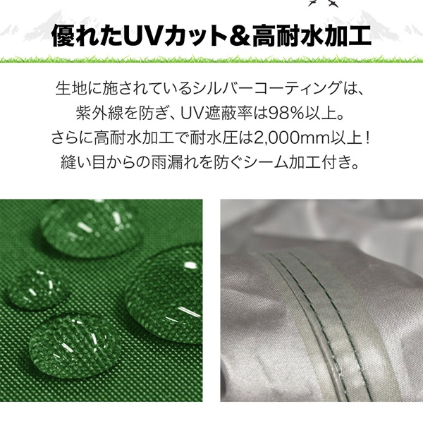 FIELDOOR ワンタッチタープテント 3m×3m 軽量アルミ 強化版フレーム テント ワンタッチテント 大型 遮光 遮熱 UV加工 撥水 ベンチレーション 日よけ [送料無料] マックス ...